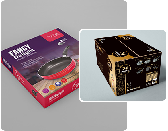 Custom Cookware Boxes | Free Shipping | Fastest Turnaround | Bulk Discount